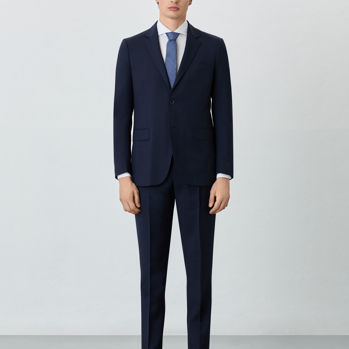 Slim Fit Premium Suit In Wool – Sacoor Brothers Singapore