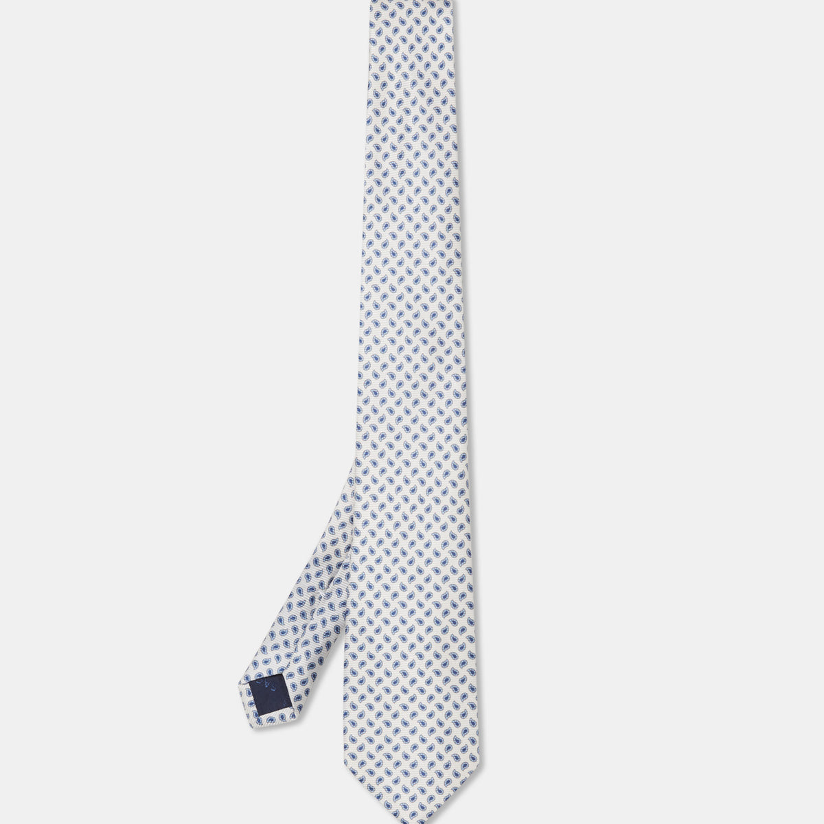 Cornucopia Pattern Tie 100% Silk 8cm – Sacoor Brothers Singapore