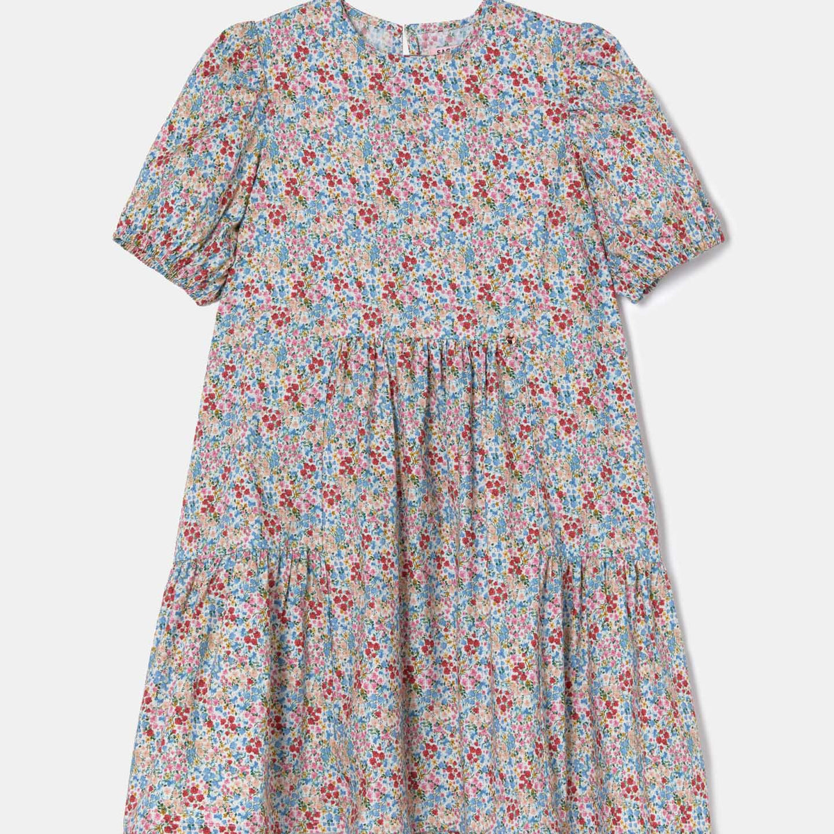 Tiered A-line Flowers Pattern Dress – Sacoor Brothers Singapore