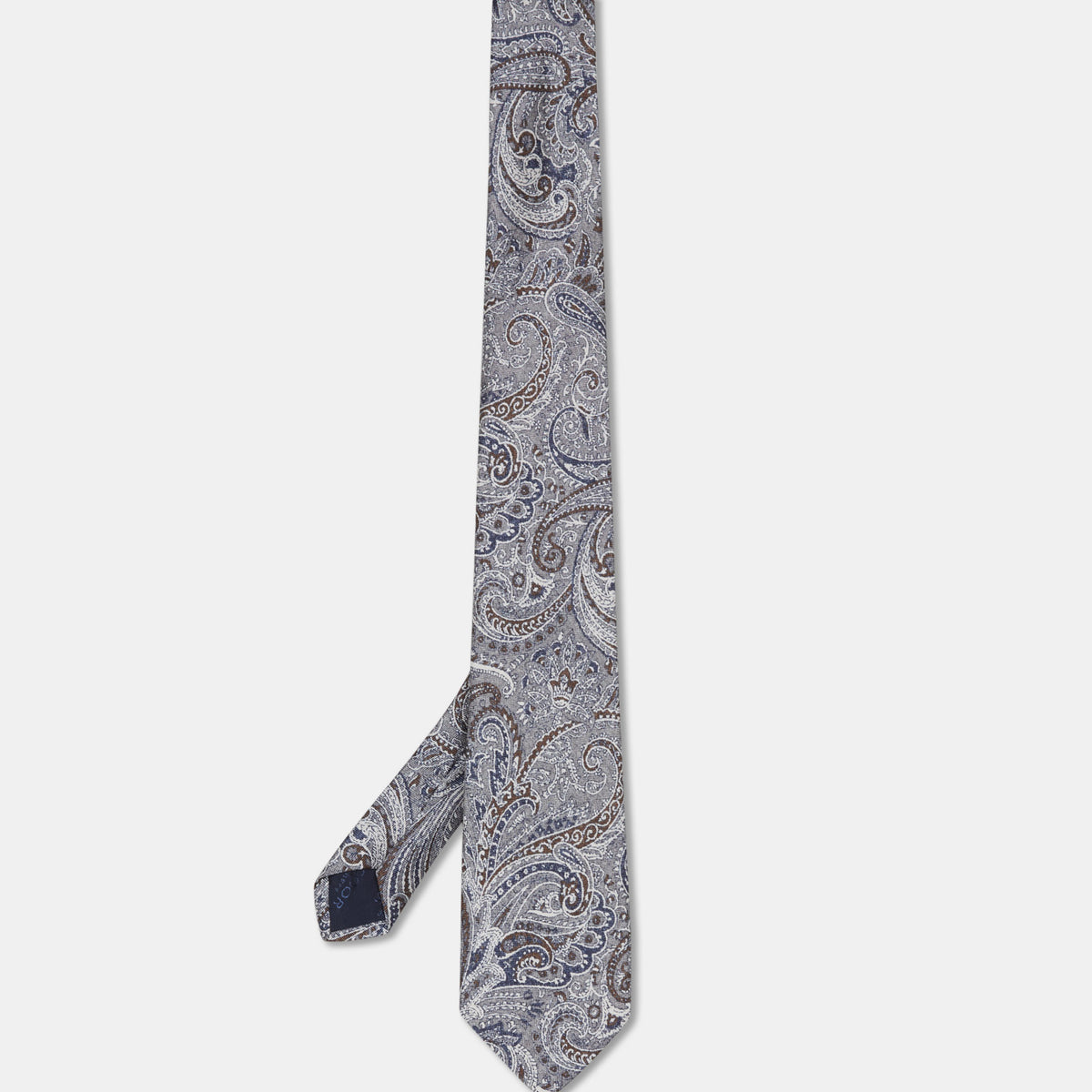 Cornucopia Pattern Tie 100% Silk 8cm – Sacoor Brothers Singapore