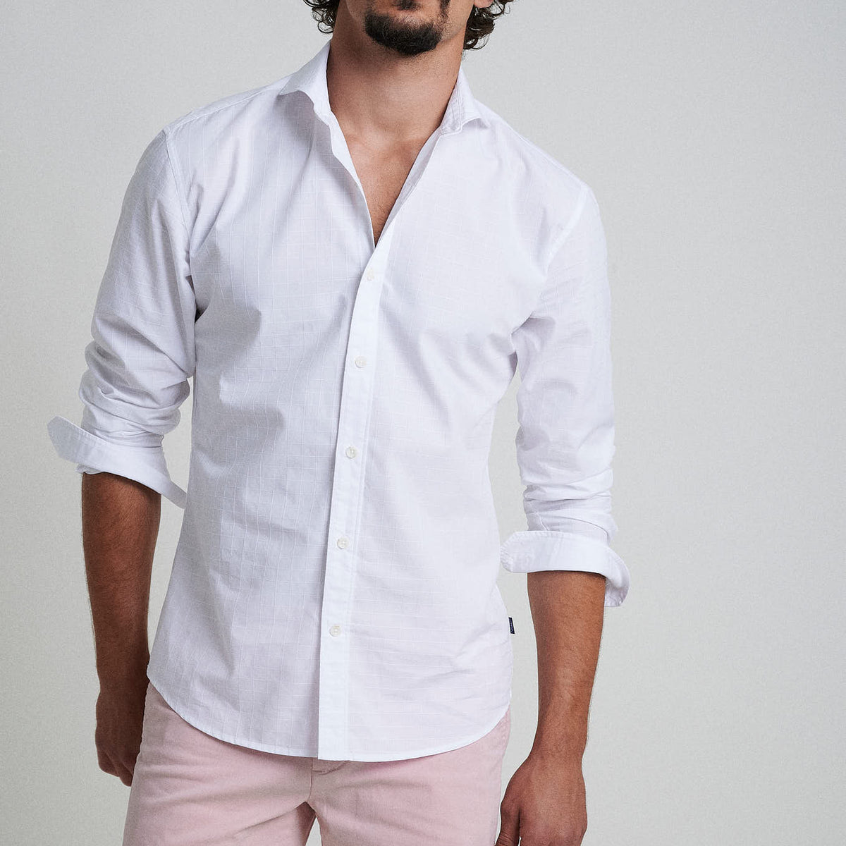 Slim fit 100% cotton jaquard – Sacoor Brothers Singapore