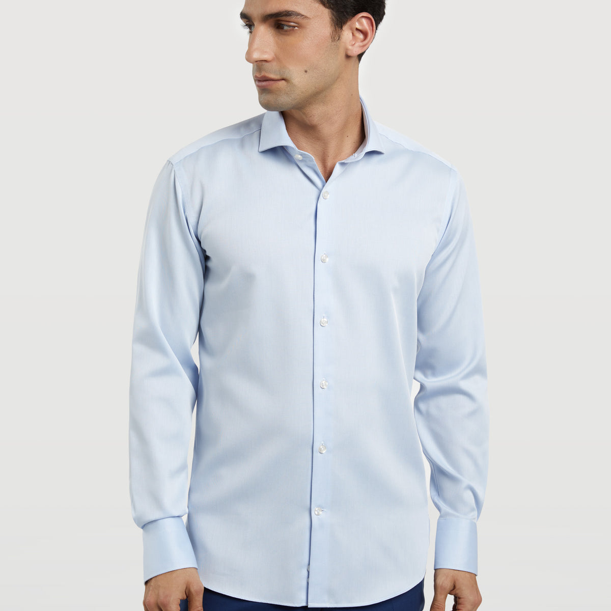 Slim Fit Non-Iron twill Formal Shirt – Sacoor Brothers Singapore