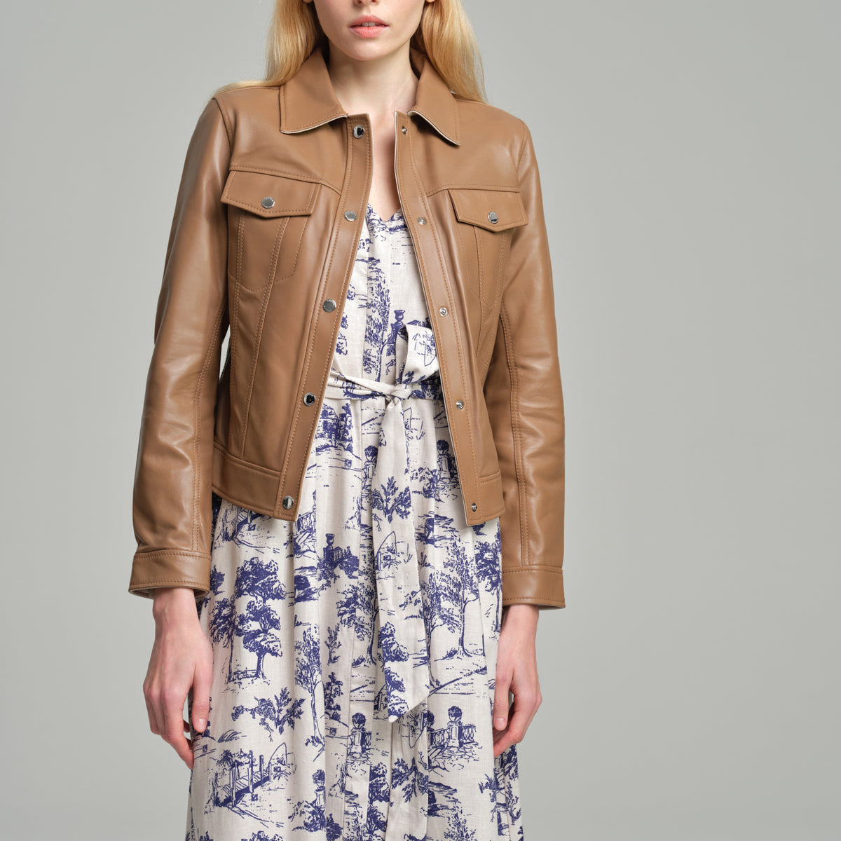 Reversible leather jacket – Sacoor Brothers Singapore