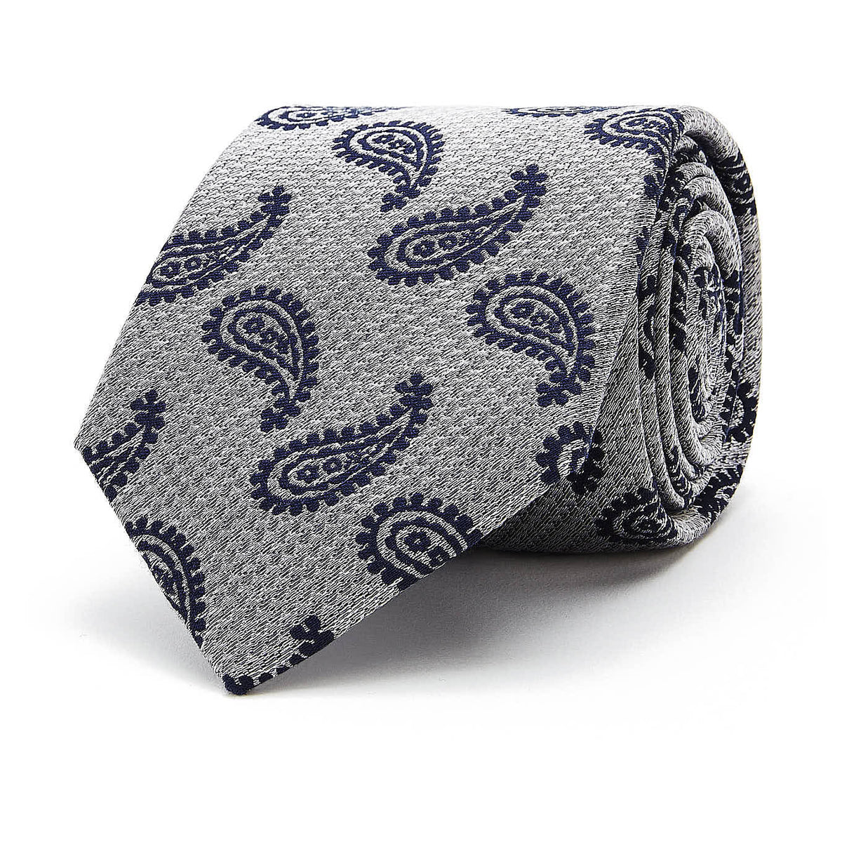 Cornucopia Pattern Tie 100% Silk 8cm – Sacoor Brothers Singapore