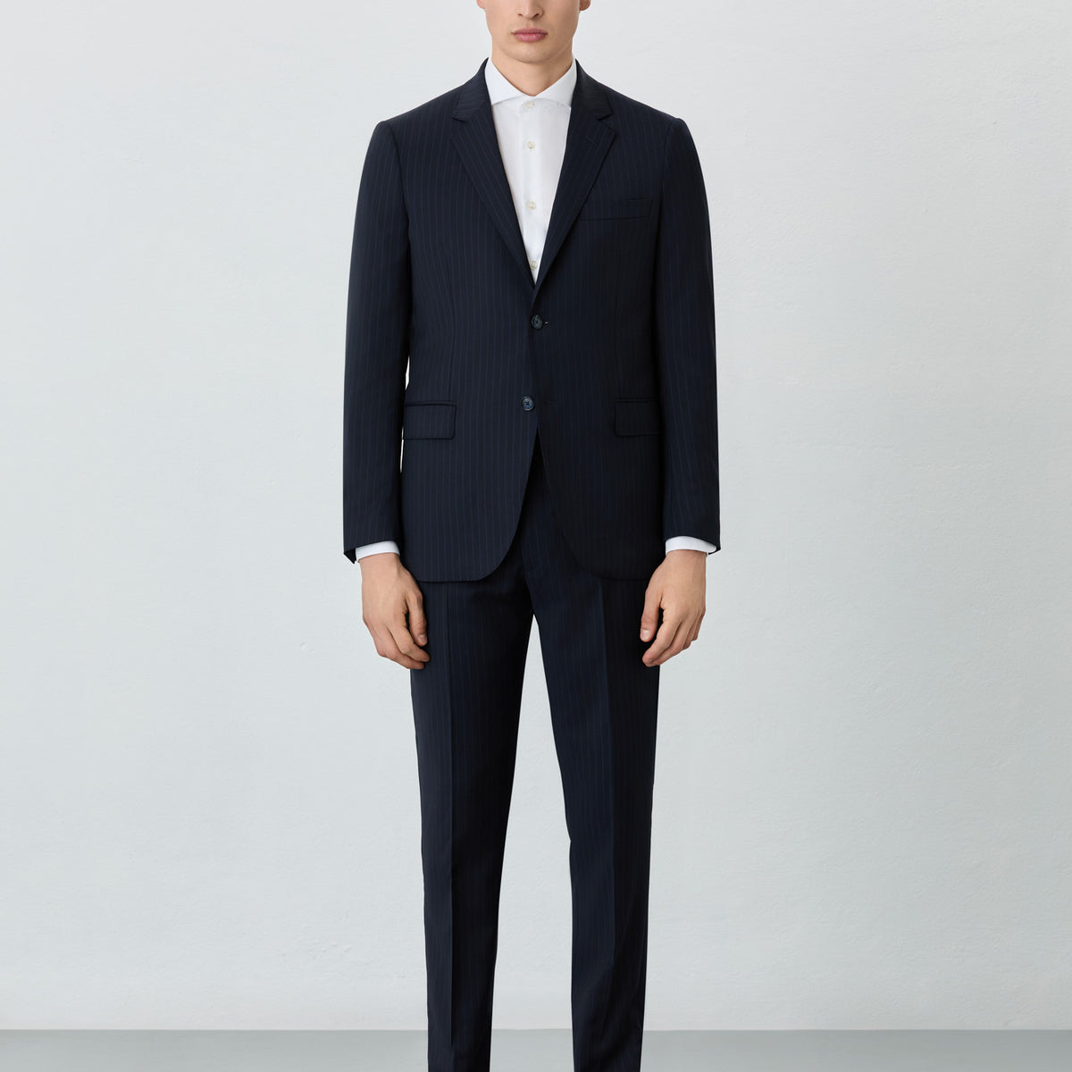 Slim Fit Premium Suit In Wool – Sacoor Brothers Singapore