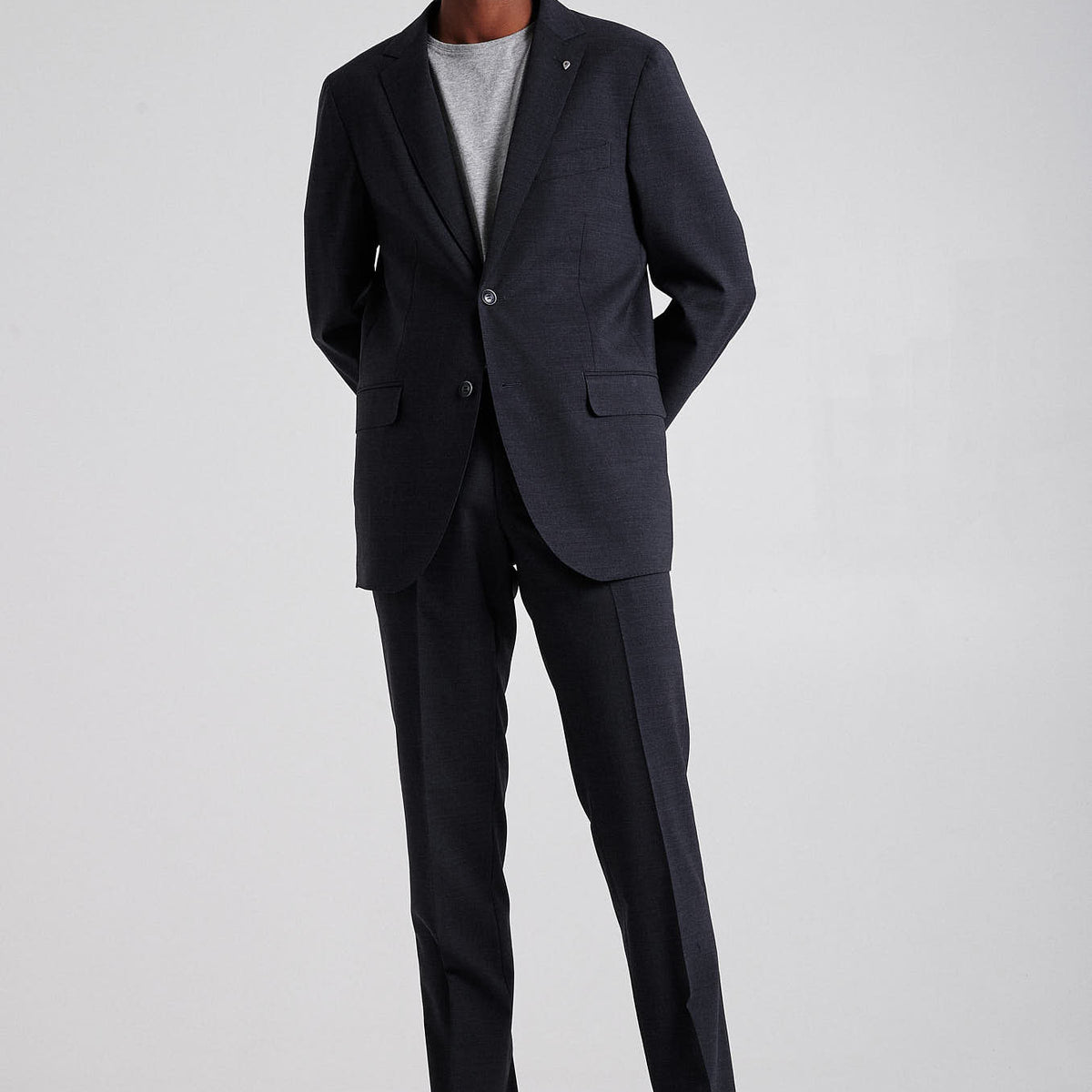 Slim fit wool stretch high performance suit – Sacoor Brothers Singapore