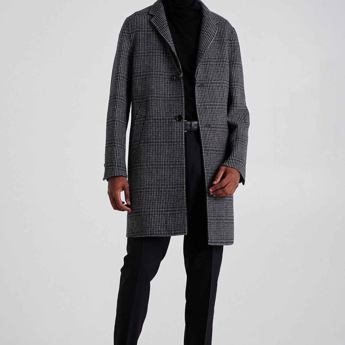 Men's wool blend hand-made overcoat – Sacoor Brothers Singapore
