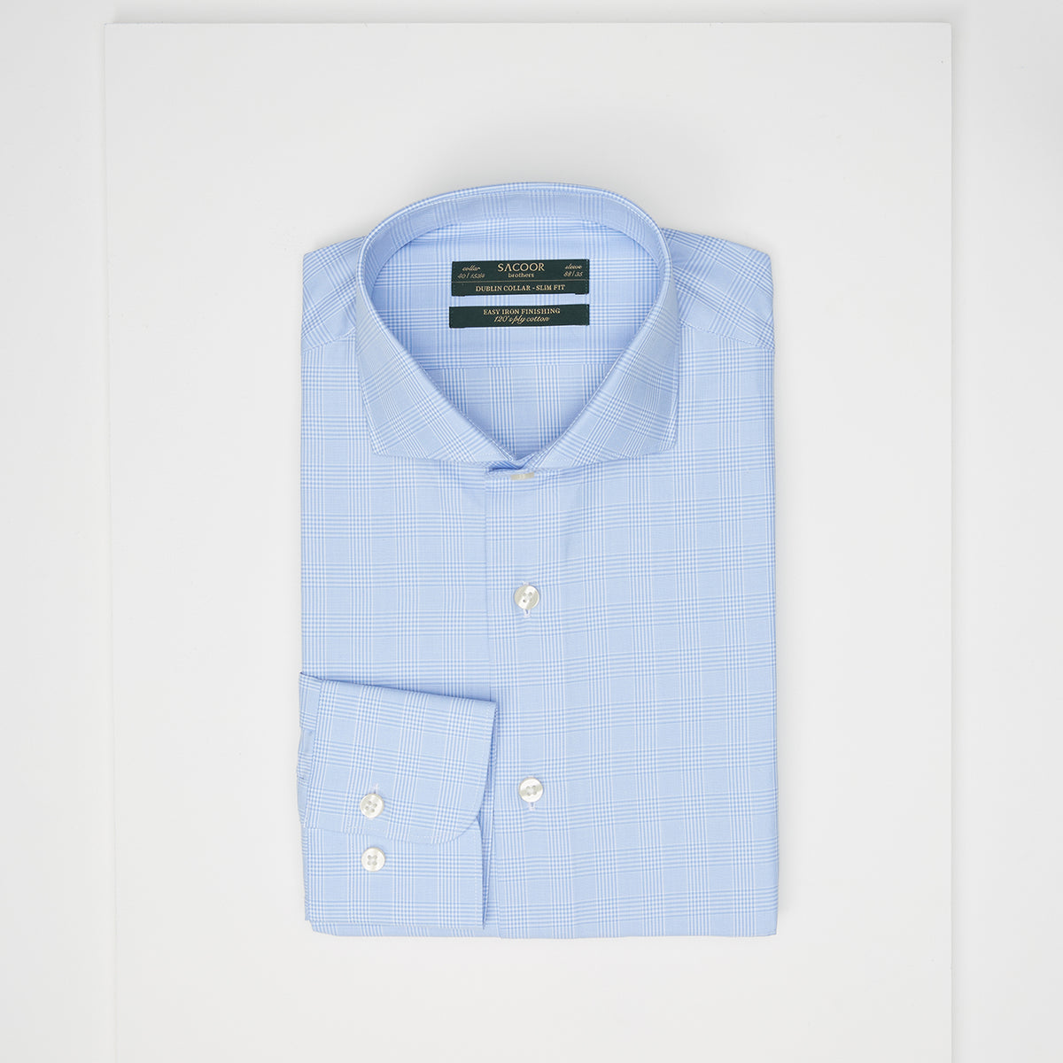 Men's Square Pattern Dublin Shirt – Sacoor Brothers Singapore